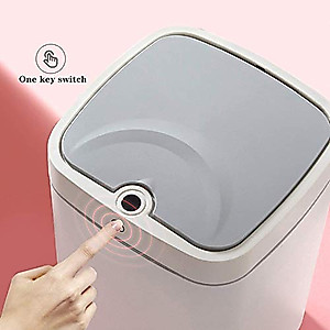 CXDTBH 18L Automatic Touchless Intelligent Induction Motion Sensor Kitchen Trash Can Wide Opening Sensor Waste