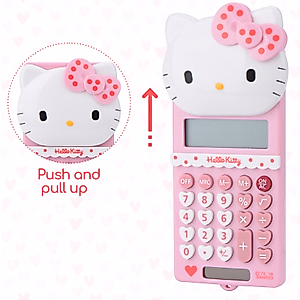 Cute Kids' Mini Calculator - 5.9 x 2.6in, LCD Display, Battery Powered (Included), Perfect for School