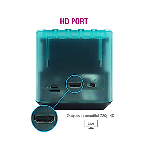 Hyperkin RetroN Sq: HD Gaming Console for Game Boy/Color/ Game Boy Advance (Hyper Beach) - Game Boy Advance