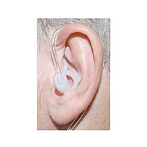 Ear Phone Connection EP-FUA-C3 Ambidextrous Skeleton Ear Tip, 3 pcs (Small, Medium and Large), Clear