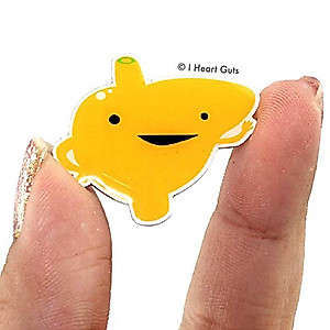 Liver Lapel Pin - I Work in Detox! by I Heart Guts