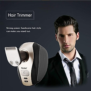 Men's 5 in 1 5D Electric Rotary Razor Rechargeable Waterproof Five-Headed Beard, Hair Razor for a Perfect Bald Look, Cordless and USB Rechargeable