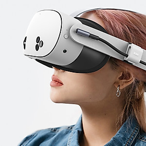 KIWI design Link Cable Compatible with Quest 3S/3/2/1/Pro, and Pico 4, 16FT with Cable Clip, High Speed PC Data Transfer, USB 3.0 to USB C Cable for VR Headset