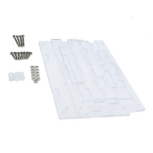 Hailege 5pcs Mega 2560 Enclosure Case Kits Transparent Acrylic Enclosure Case Mega 2560 Case Enclosure Box for Arduino Mega 2560 R3 Pack of 5