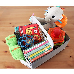 Baby Diaper Caddy Organizer Bag, Portable Essentials Storage Basket for Changing Table Nursery Station, Bags for Babies Diapers and Wet Wipes, Bottles, Pacifier, Lotions & Supplies Kit (Organizer Bag)