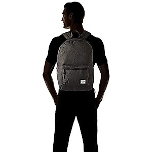 Herschel Settlement Backpack, Black Crosshatch/Black, Classic 23.0L