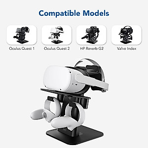 KIWI design VR Stand Accessories and Controller Grips Cover Accessories Compatible with Quest 2