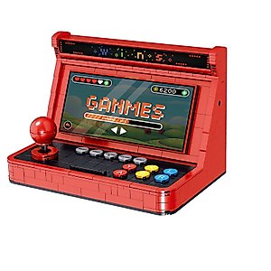 PATRI MOYE 666PCS Ideas Retro Games Building Blocks Set,Mini Retro Games Console Toy for Kids Adults,Birthday Gift for Boys Age 6+ Years Old,Collectible Retro Display Toys Model