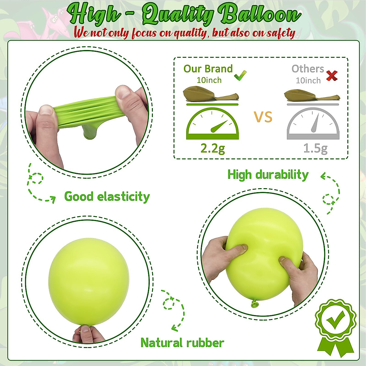 Dinosaur Birthday Party Decorations, 126Pcs Dinosaur Green Blue Orange Balloons Garland Arch Kit Happy Birthday Dino Foil Balloons Curtain for Boys Kids Jungle Safari Dino Themed Party Baby Shower