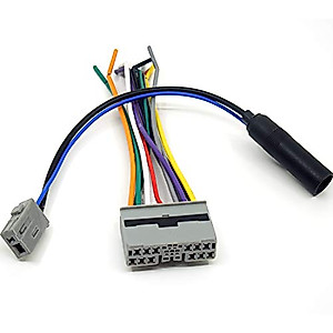 Car Aftermarket Radio Stereoo Install Dash Plug Wire Wiring Harness Antenna Adapter Compatible with 2006-up Honda Civic CRV Pilot