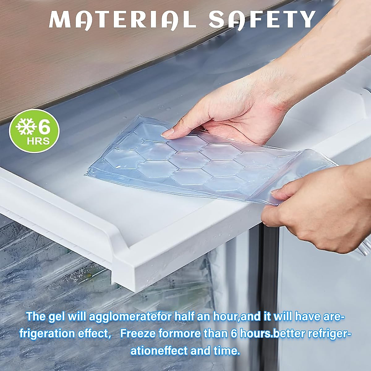 Wine Cooler Sleeve with Protector Instant Cooling and Keeps Your Drink Cold Keep Cool and Chill Champagne Wine-Blue (2 Packs)