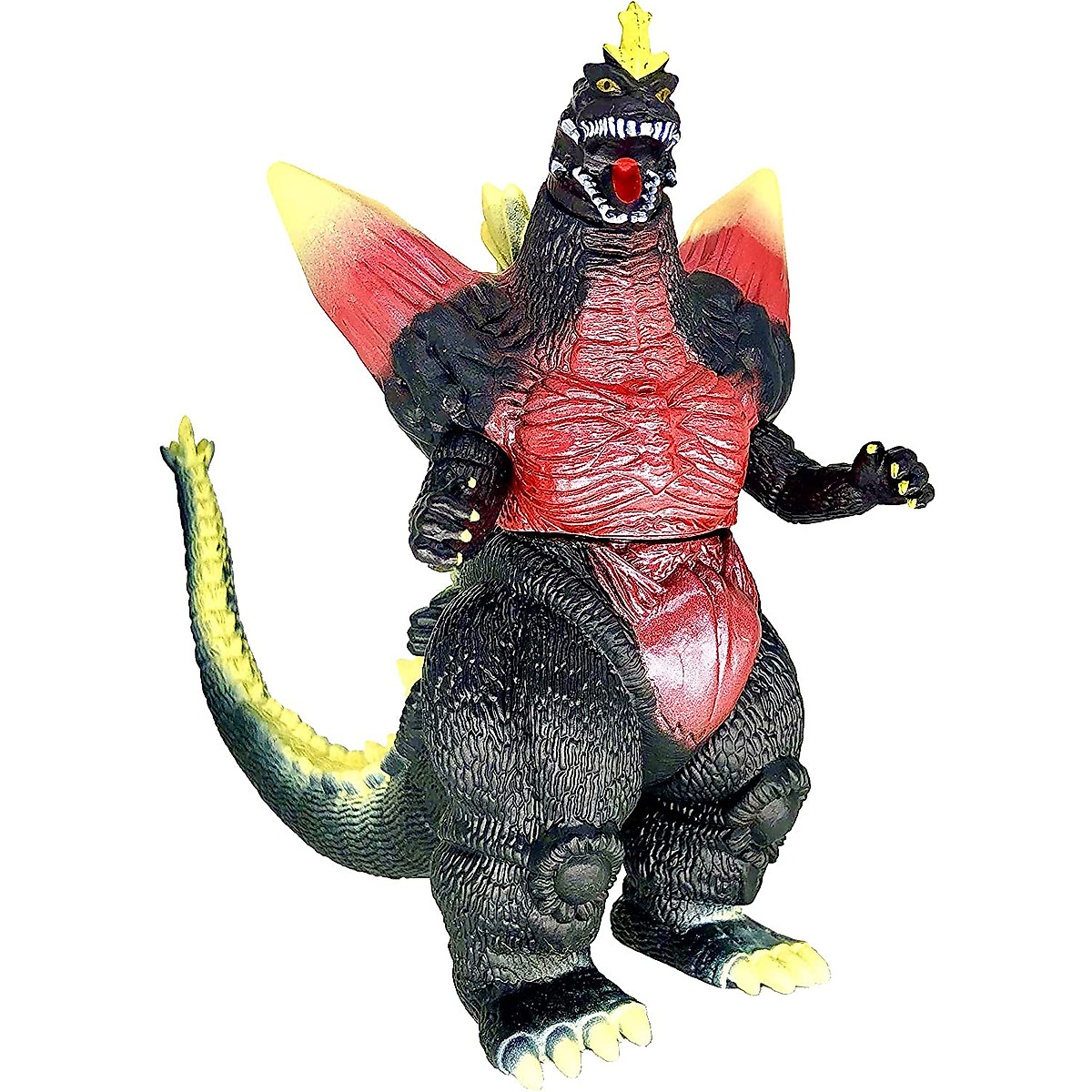 JAYKENIXO 3pcs Dragons Figures Monsters - 15" & 12" Head-to-Tail, Large Movable Joints Action Movie Series Soft Vinyl