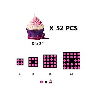 SinoAcrylic 4 Tier Square Cupcake Stand With Fantastic Plate - Dessert Display Holders - Black Stacked Party Cupcake Tree - Tiered Cake Stand - Cupcake Tower for Parties Birthday