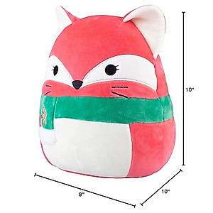 Squishmallows Original 10-Inch FiFi The Fox - Official Jazwares Plush - Collectible Soft & Squishy Fox Stuffed Animal Toy - Add to Your Squad - Gift for Kids, Girls & Boys