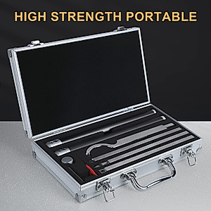Carbide Lathe Tools, Wood Lathe Tools with Removable Handle, 【Latest Upgraded】Turning Tool with Adjustable Connector including Swan Neck Hollower, Rougher, Finisher(Alloy Tool Set) Black