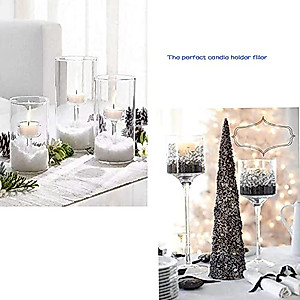 Bairdish Pink vitreous Block Colourful Glitter Sprinkles 2-4mm Crushed Glass Artificial gems Blunt Permanent Non-Fading Non-Toxic Cement Casting Resin Mold Filler(100g)