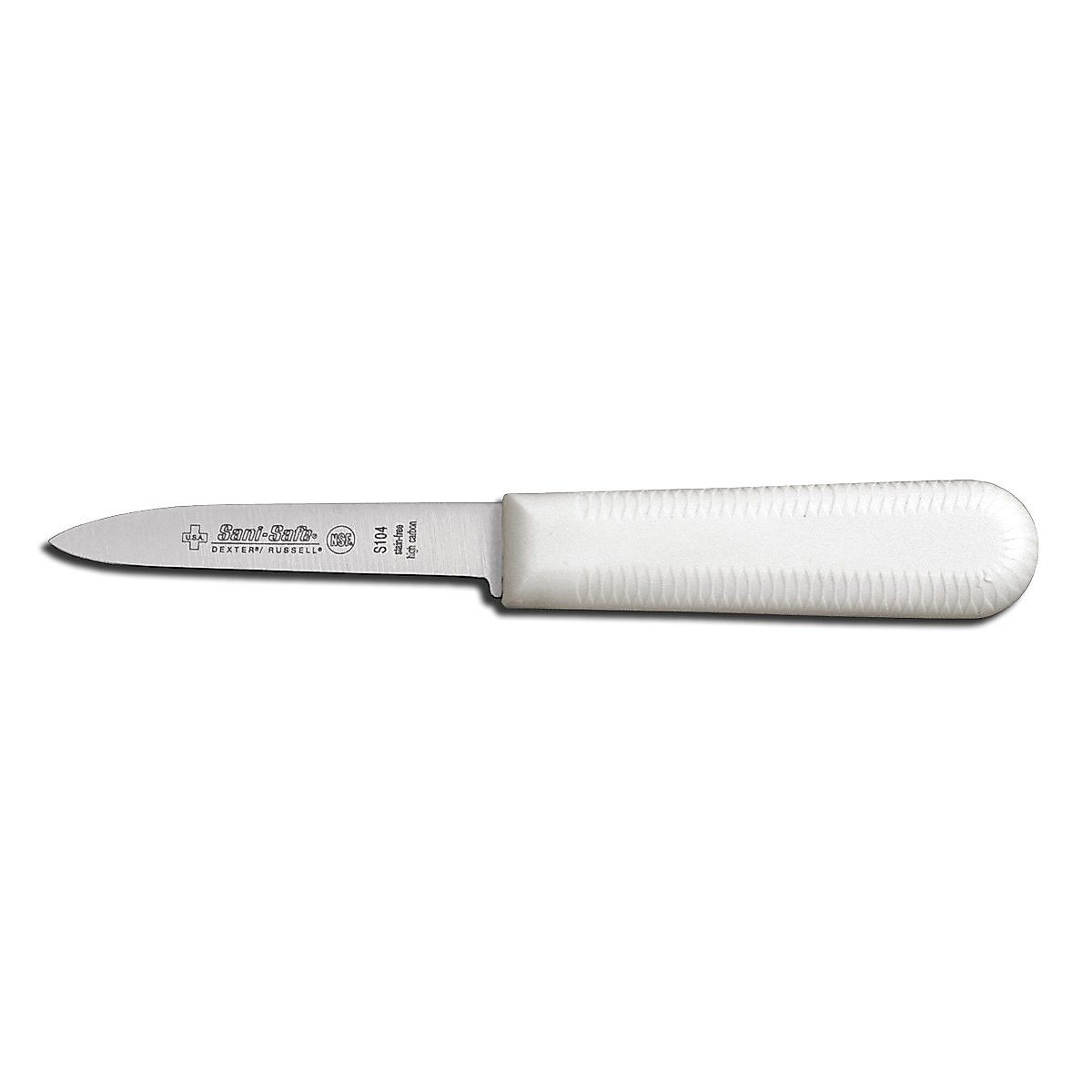 Dexter-Russell Paring Knife, Cook's Style Parer, 3-1/2" Blade. White
