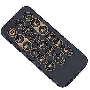 Replaced Remote Control Compatible with Klipsch Sound Bar Speaker RSB-3 RSB3 R4B R-4B RSB8 RSB-8 1062590 RSB6 RSB-6