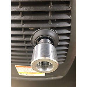 GenExhaust for Champion 2000 Watt Inverter Generator 1-1/2" Steel Exhaust Extension 8 Foot Length