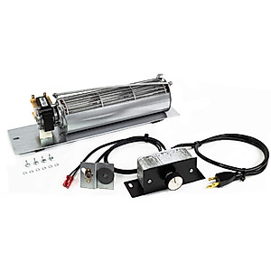 FireplaceBlowersOnline FK24 Fireplace Blower kit for Majestic, Martin, Northern Flame, Temco, Vermont Castings, CFM, Rotom HB-RB65 | Ball Bearing, Quiet, High Air Flow