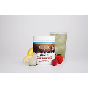 ROUNDHOUSE PROVISION Morning Kick, Greens Superfood Powder Supplement with Ashwaganda, Collagen Peptides, Probiotic Digestive Green Powder, Supports Energy Levels, 30 Servings (Strawberry Lemonade)