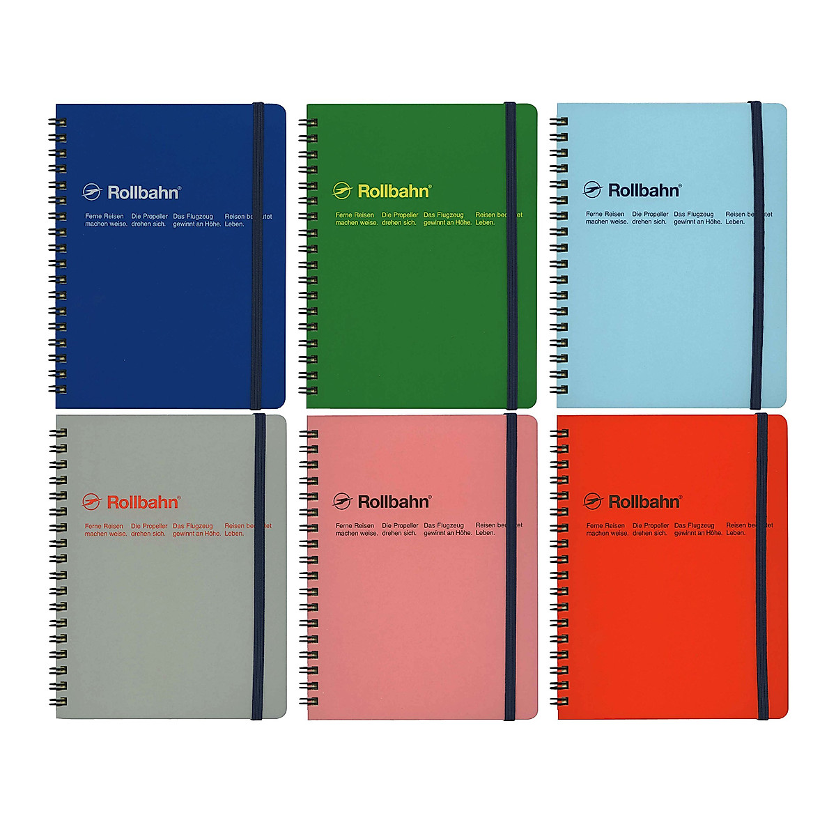 Delfonics Rollbahn Spiral Notebooks: 5-1/2 in. x 7 in. (Blush Pink)
