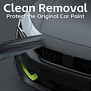 Lypumso Matte Black Car Vinyl Wrap 10ft x 1ft, Vehicle Wrap Vinyl Roll with Bubble Free Air Release Technology Decal Sheet, Self Adhesive Automotive Vinyl Wrap for Moto Car DIY Interior Exterior