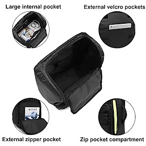 seyfocnia Travel Backpack,Waterproof Duffel Bag Anti Theft Backpack Outdoor Duffle Bag for Hiking Camping Travelling Cycling for Men Women Black