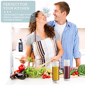 Didaey 4 Pcs Squeeze Bottles Refillable 20 oz, Inverted Plastic Tip Large Valve Dispenser Condiment Squeeze Bottle for Sauces Ketchup Sour Cream Self Sealing Syrup Dispenser for Restaurants (White)