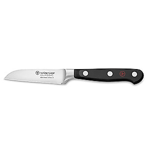 WÜSTHOF Classic 3" Flat Cut Paring Knife, Black
