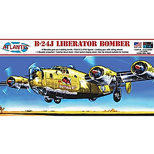 Atlantis B-24J Liberator WWII Bomber Buffalo Bill Plastic Model Kit 1/92 Scale