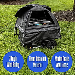 Westinghouse WGenTent Generator Running Cover for Open Frame Generators,Black