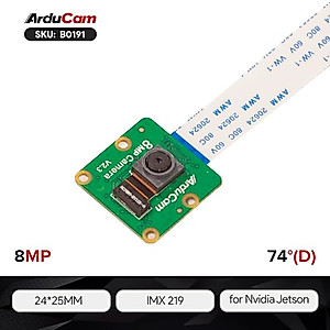 Arducam 8MP IMX219 Camera Module Compatible with NVIDIA Jetson Nano/NX and NVIDIA Orin NX/AGX Orin, Fixed Focus