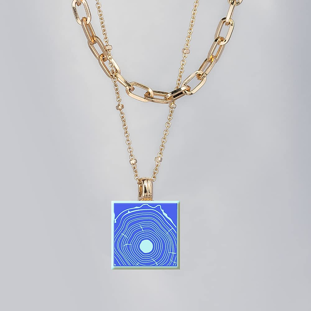 OLYCRAFT 4x5 Inch Clay Stencils Wood Grain Pattern Silk Screen for Polymer Clay Square Tree Stump Silk Screen Stencils Mesh Transfer Stencils Plant Mesh Stencil for Polymer Clay Jewelry Making