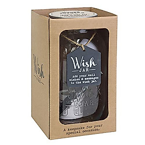 Top Shelf House Warming Wish Jar Kit with 100 Tickets and Decorative Lid
