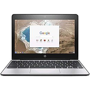 HP 11 G5 Chromebook 11.6'' Laptop Intel Celeron N 1.60GHz 4GB 16GB SSD - 1FX82UT, Black (Renewed)