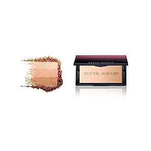 Kevyn Aucoin The Neo Highlighter (Sahara): Candlelight, Starlight & Sunlight shades. Highly pigmented palette. All day wear. Temples, cheekbones, brow, chin, nose. Pro makeup artist go to for glow.