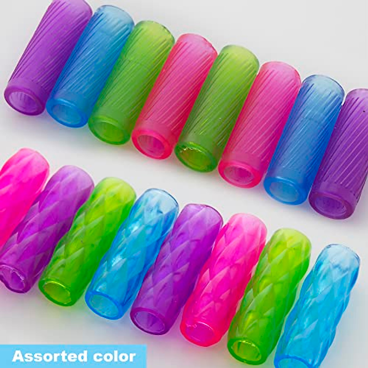 BAZIC Ergonomic Gel Pen Grips for Comfortable Writing | 16 Pack