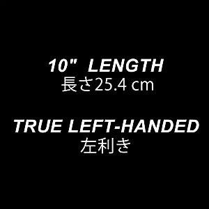 TONMA JP True Left Handed Fabric Scissors [Made in Japan] 10 Inch Heavy Duty Sewing Scissors, Industrial Japanese Steel Dressmaker Tailor Shears for Cutting Clothes Fabric Denim Leather