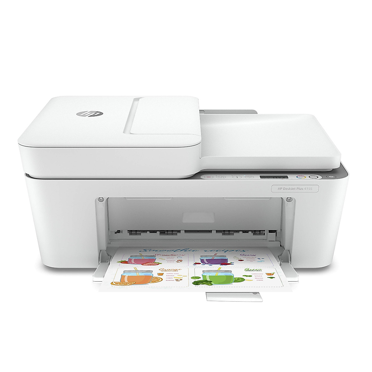 HP DeskJet Plus 4155 Wireless All-in-One Printer | Mobile Print, Scan & Copy | HP Instant Ink Ready | Auto Document Feeder (3XV13A) (Renewed)