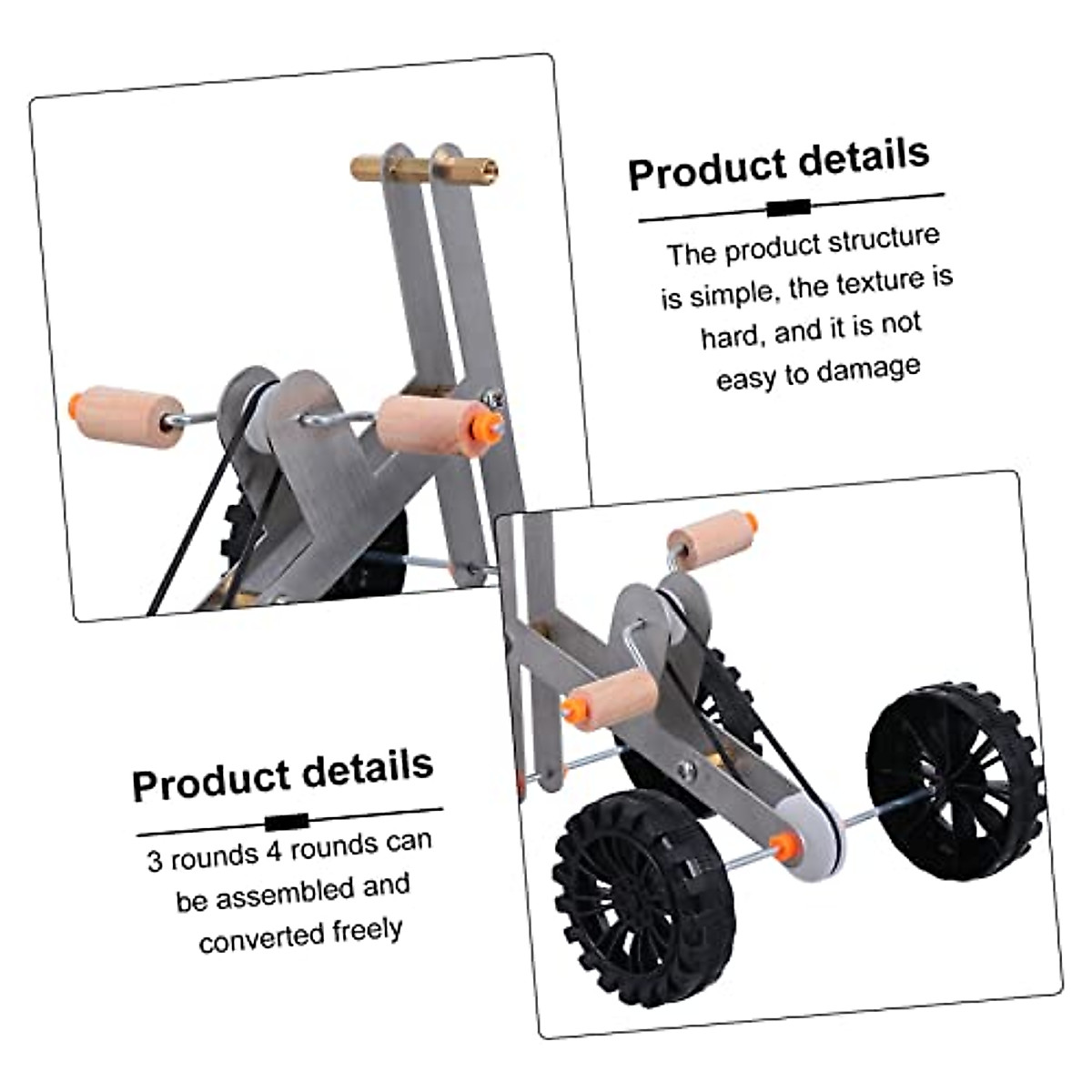 BCOATH Parrot Bicycle Toys for Boys Educational Toys for Bird Toys for Cockatiels Birds Playground for Table Finger Bikes for Parrot Desk Toy Parrot Bike Prop Steel 201 Pet