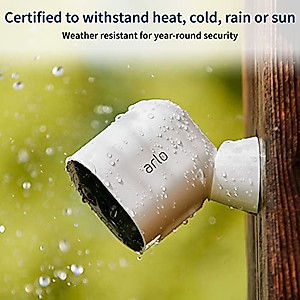 Arlo Pro 4 Spotlight Camera - 1 Pack - Wireless Security, 2K Video & HDR, Color Night Vision, 2 Way Audio, Wire-Free, Direct to WiFi No Hub Needed, White - VMC4050P