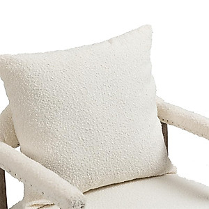 Ergonomic Office Chair with Wheels, Home Office Desk Chairs with Armrest and Backrest, Height Adjustable 360° Swivel Computer Task Vanity Chair for Home, Small Spaces, Living Room, Bedroom, Beige