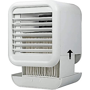 Portable Air Conditioner Fan, Spray humidification, 3 in 1 Air Cooler | Humidifier | Purifier,with 3 Speeds 7 Colors LED Light for Home Office Bedroom