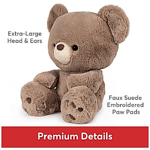 GUND Kai Teddy Bear, Premium Plush Toy Stuffed Animal for Ages 1 & Up, Taupe/Light Brown, 12"