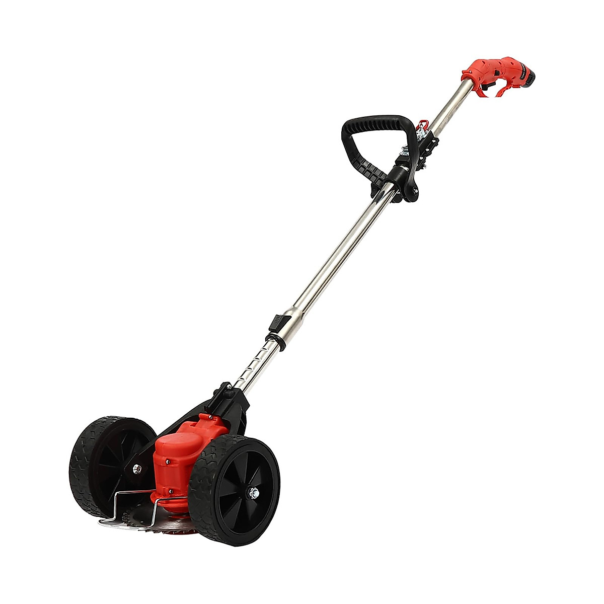 CheriMuMu Cordless Cordless String Trimmer/Edger, 3 in 1 Battery Powered Grass Trimmer Electric Brush Cutter, Lightweight Push Mini-Mower for Lawn Care and Yard Work (1 Battery & Charger Included)