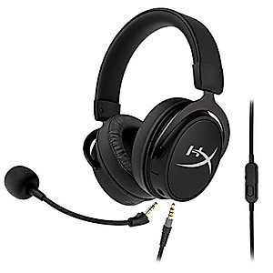 HyperX Cloud Mix Wired Gaming Headset + Bluetooth - Game and Go - Detachable Microphone - Signature HyperX Comfort - Lightweight - Multi Platform Compatible - Black (Renewed)