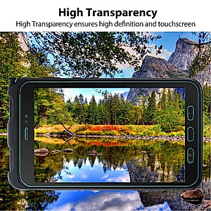 Epicgadget [2-Pack] Glass Screen Protector for Samsung Galaxy Tab Active3 8.0" Inch (SM-T570/SM-T575/SM-T577) - Tempered Glass Film/High Definition/9H Hardness