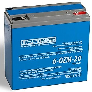 20Ah 12V - 6-DZM-20 Deep Cycle Battery for Mobility Devices only - not for UPSs