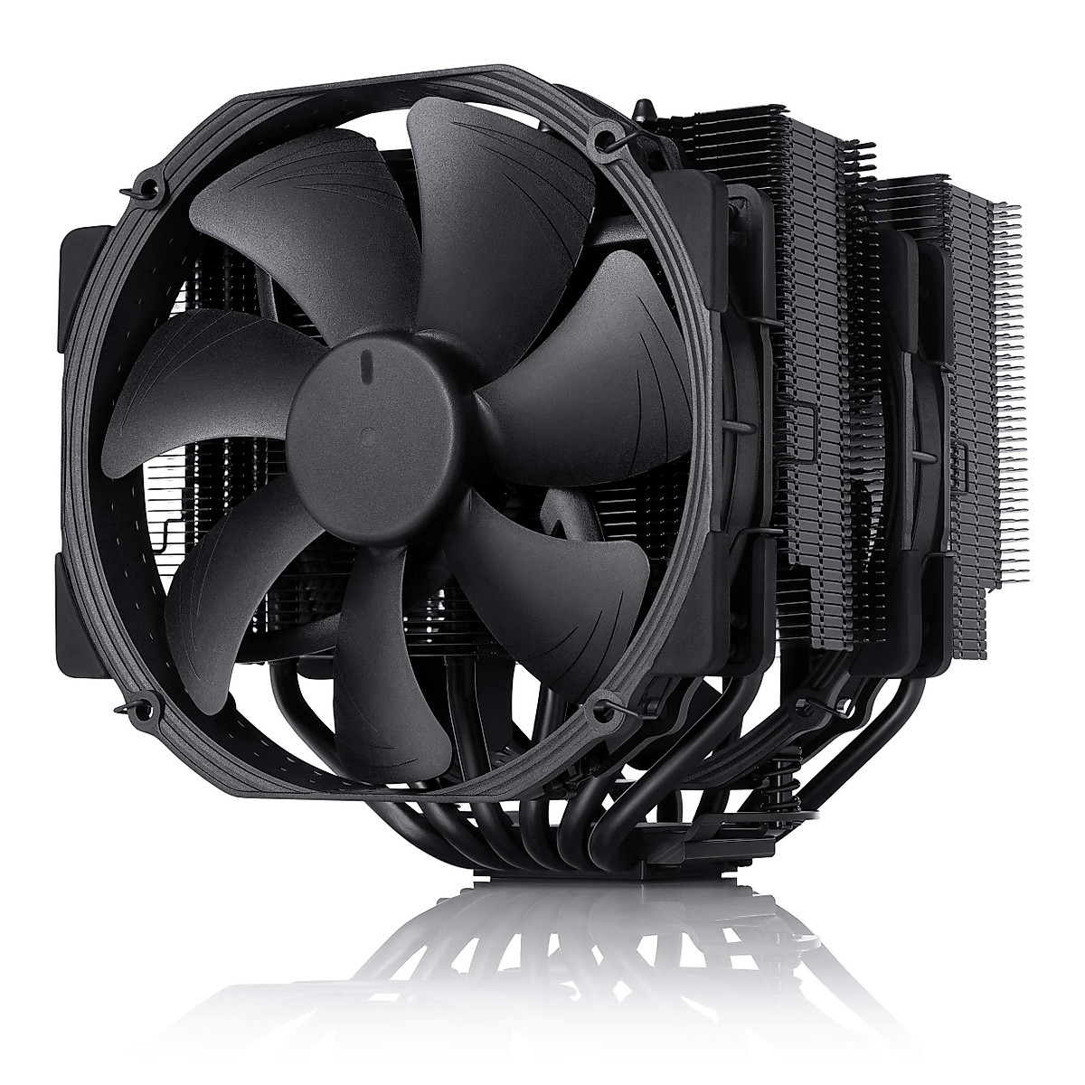 Noctua NH-D15 chromax.Black CPU Cooler with NA-HC3 chromax.Black.swap Heatsink Covers